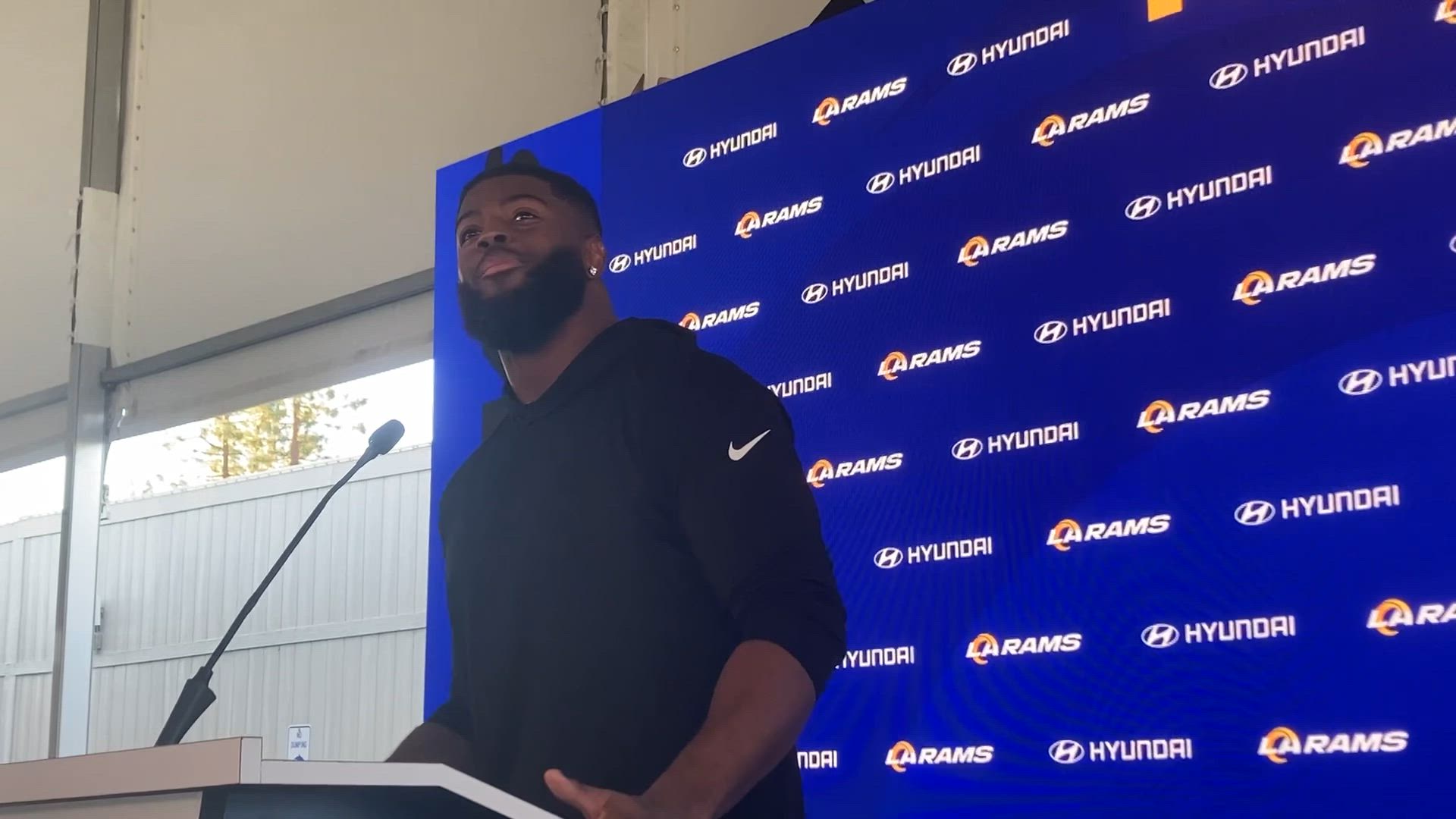 Los Angeles Rams LB Jared Verse on his team