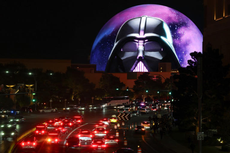 'Star Wars' video game played live on Las Vegas Sphere stuns fans in ...