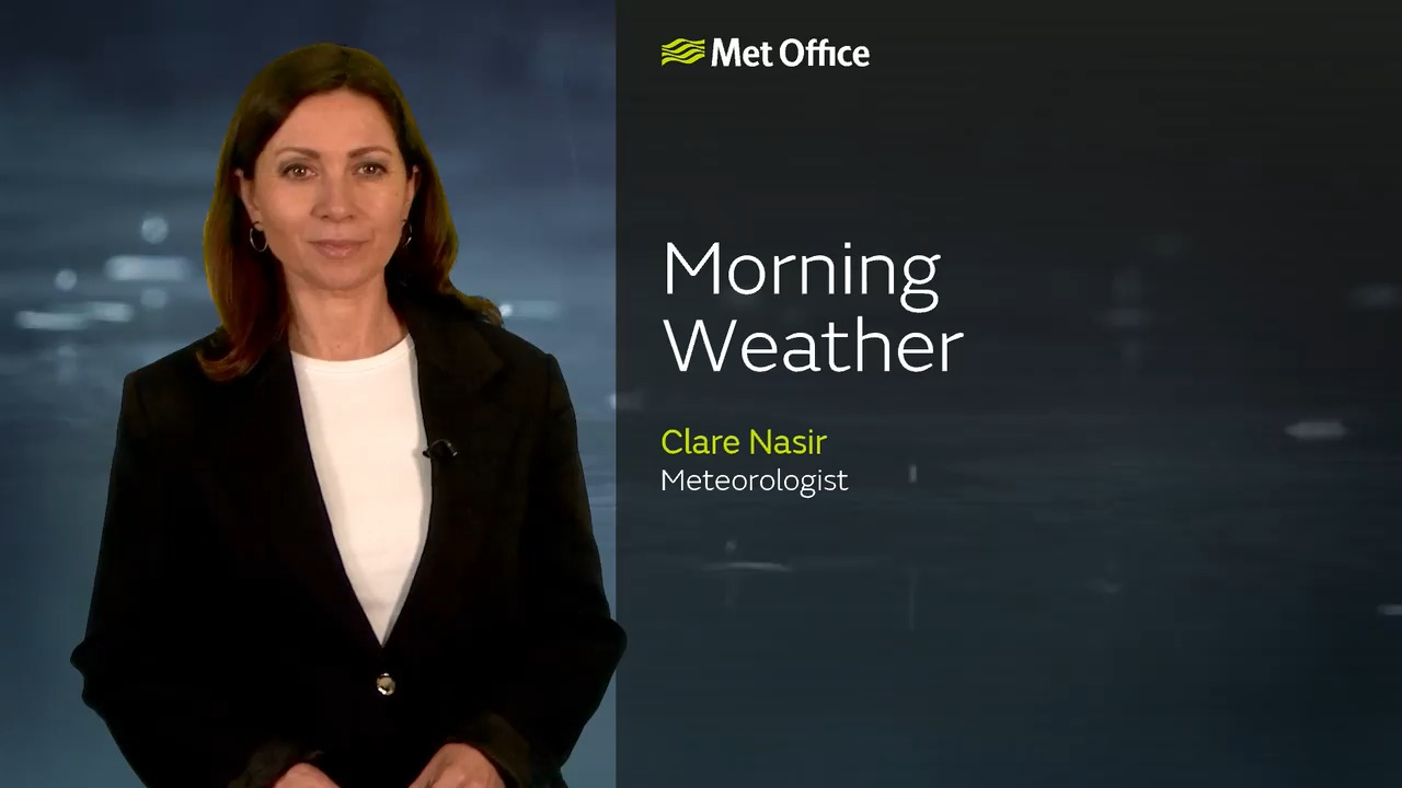 Met Office Thursday morning weather forecast 18/12/2025