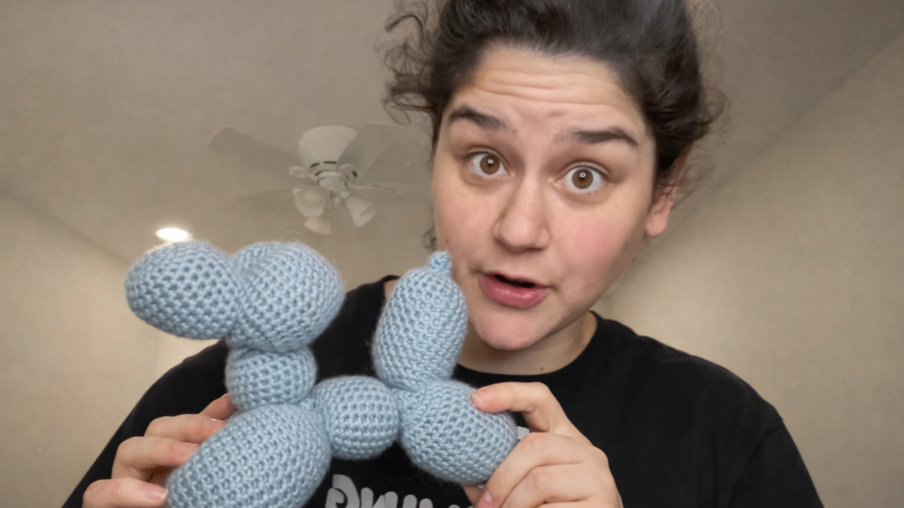 Me, depressed, still crocheting like this is my job