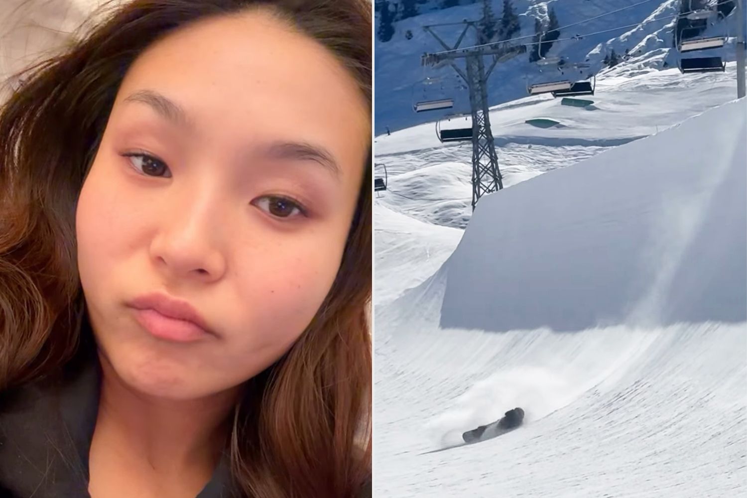 Chloe Kim tears up as she reveals training injury that may knock her ...