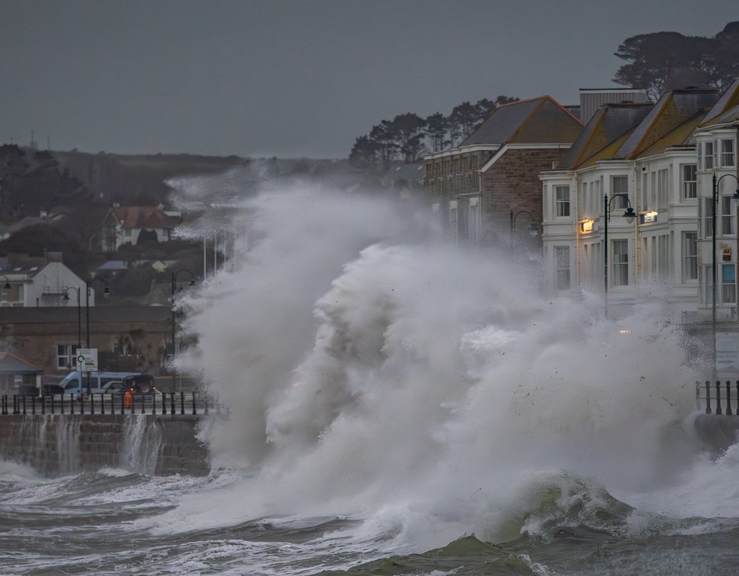 Cornish batten down the hatches as Storm Goretti comes