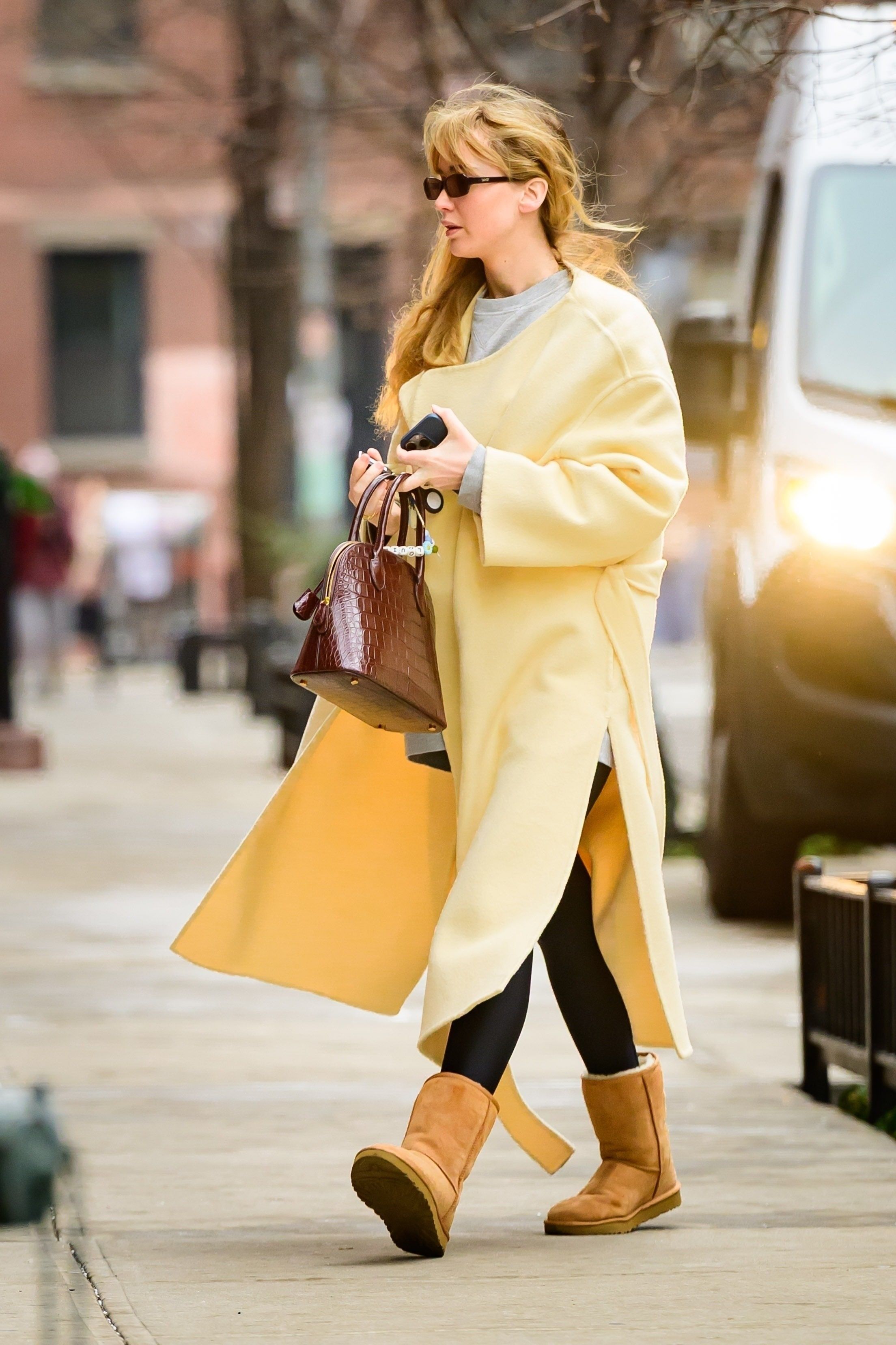 Jennifer Lawrence proves a tall Uggs revival is coming in spring 2026