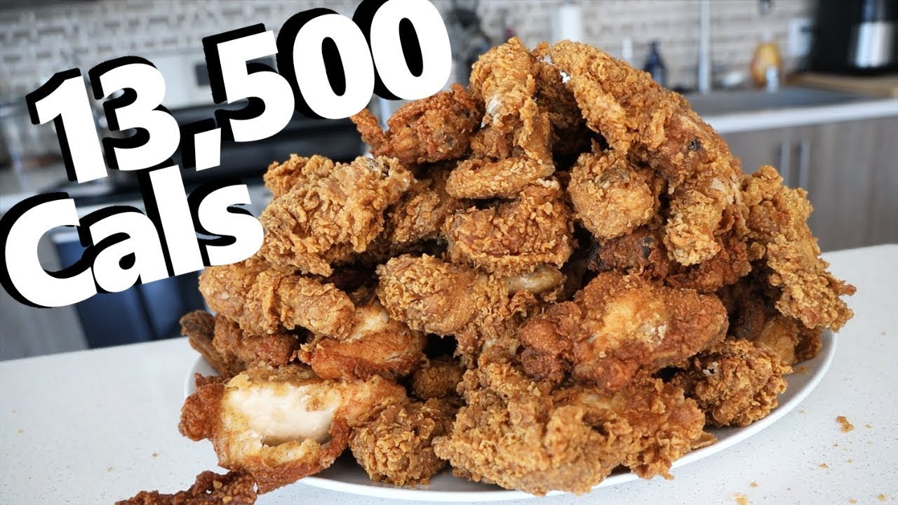 I’m taking on 13,500 calories of chicken! 🍗