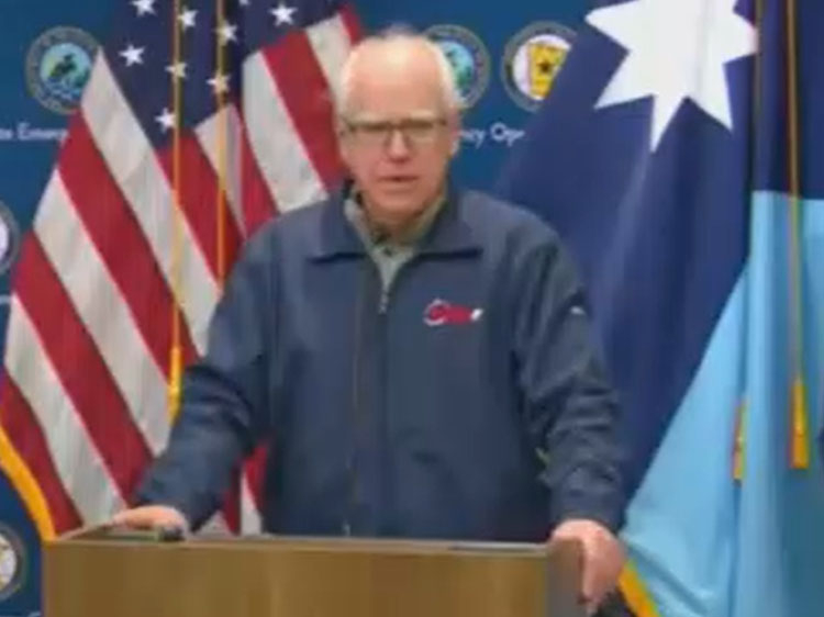 Gov. Tim Walz: "Don't give them the unrest they want... Don't allow ...