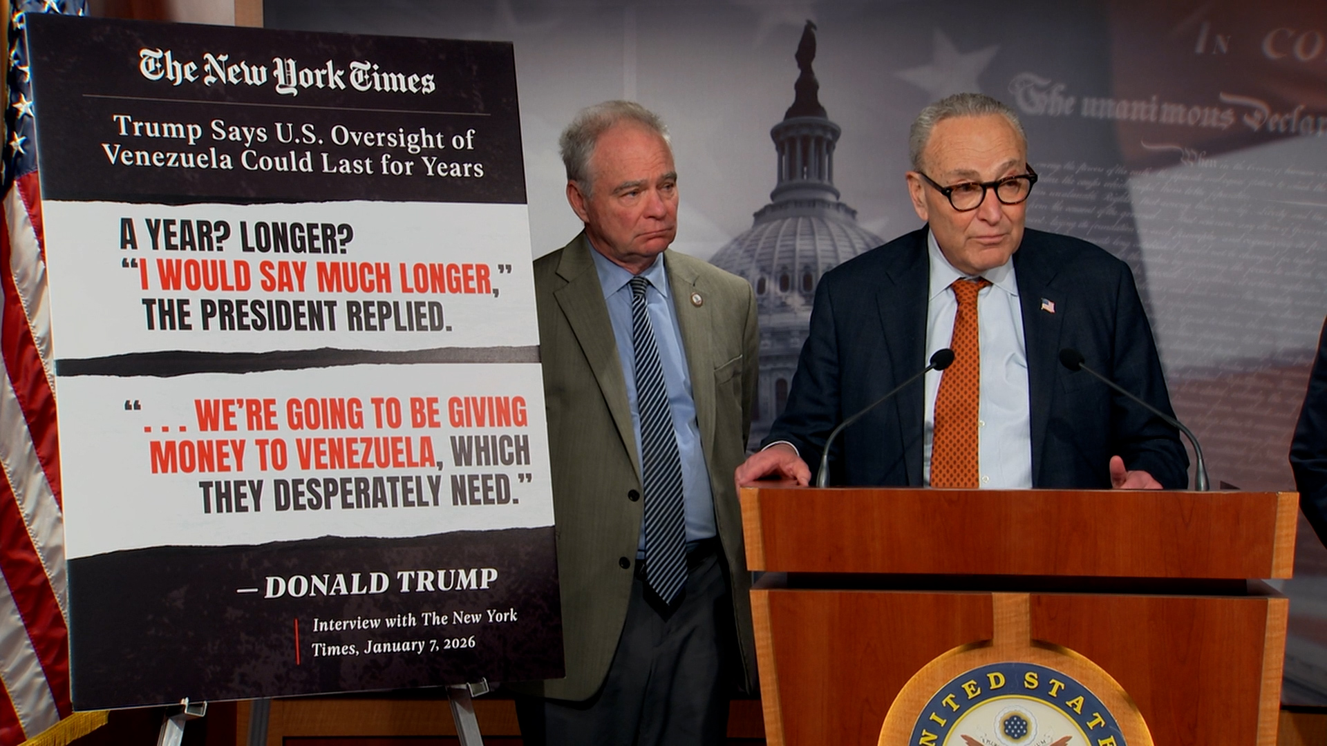 Democrats urge House to block military action in Venezuela