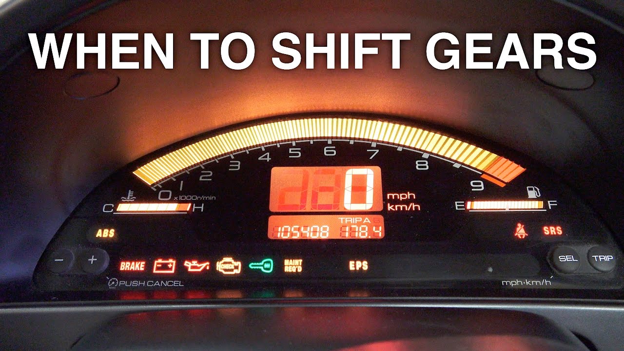 When to shift gears for the fastest acceleration