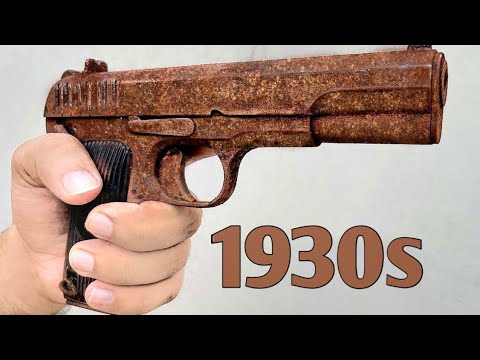 I transformed this rusted antique gun! 🔥