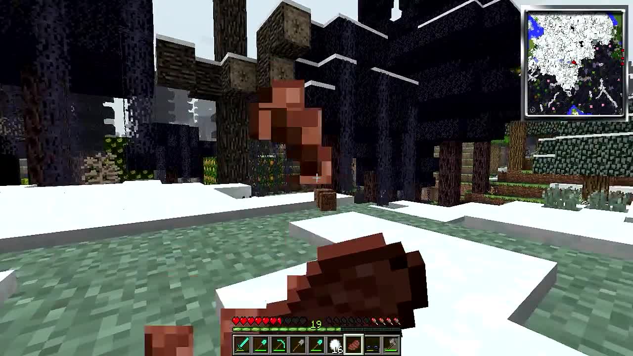 Minecraft survival ep.153 - Nasceu um mamute e um tigre-dente-de-sabre!