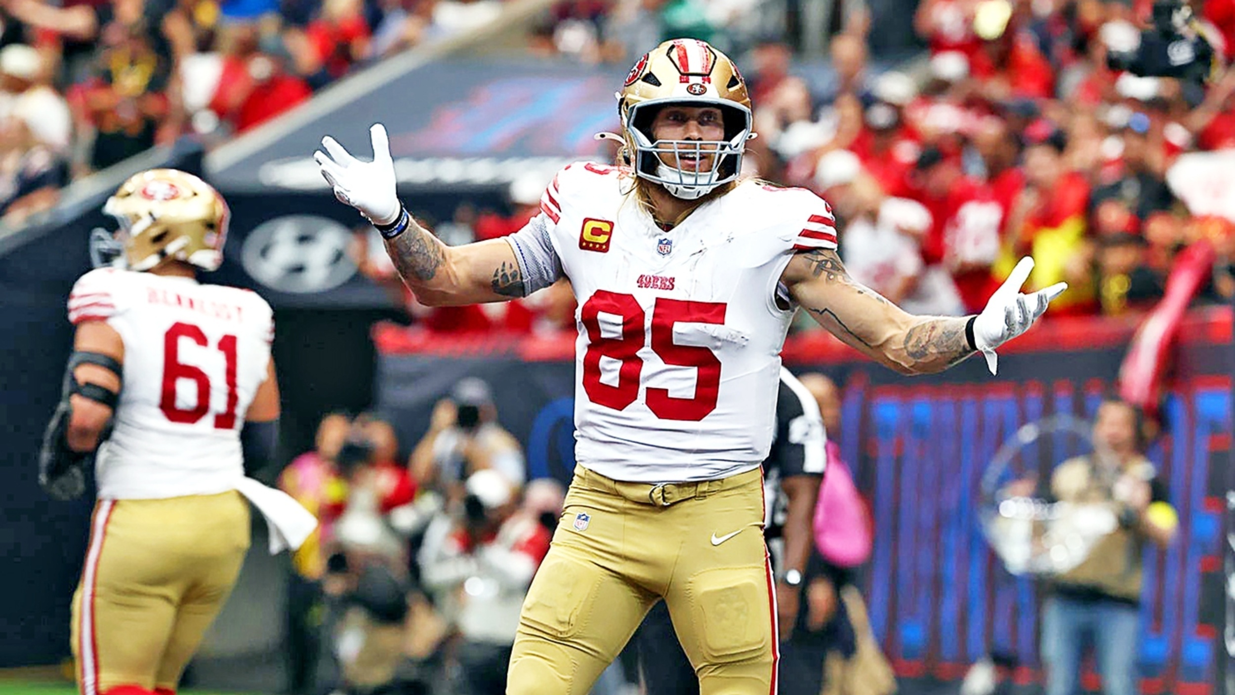 49ers TE George Kittle shares unique take on Eagles fans