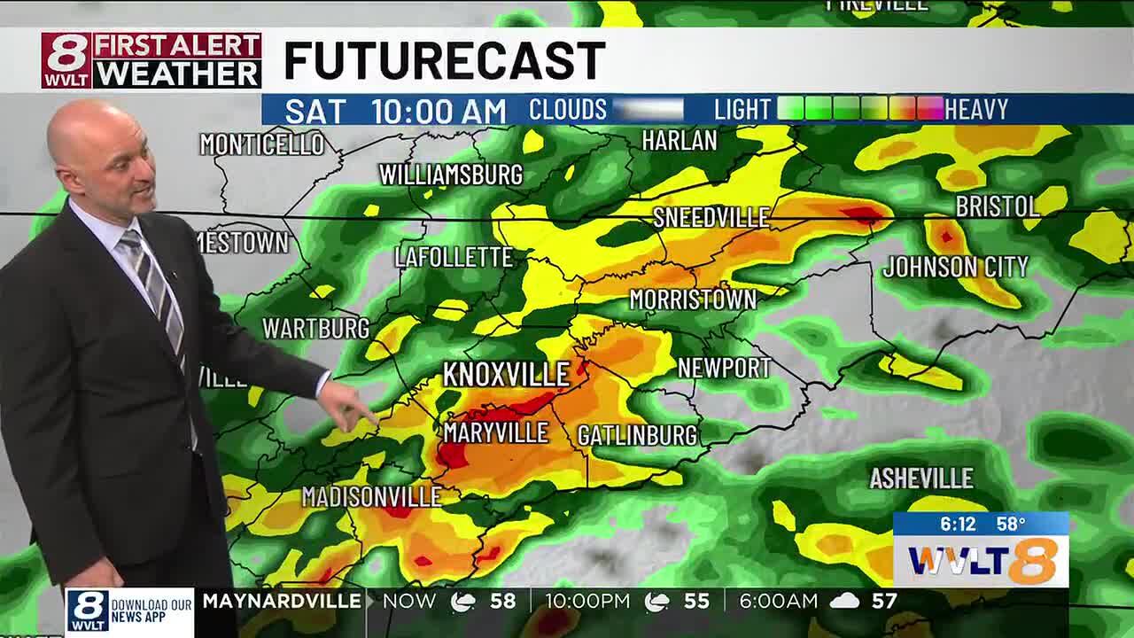 First Alert Weather Day Friday and Saturday for heavy rain and gusty wind