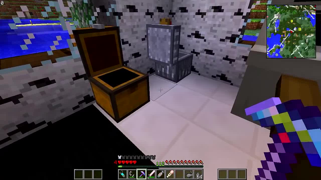 Minecraft Survival Ep.133 - Homens de ferro contra dinossauro!