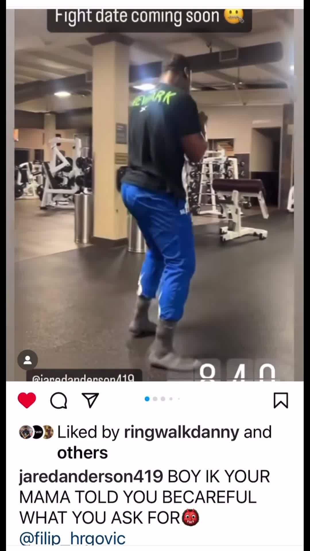 Is Jared Anderson saying Filip Hrgovic is his next fight⁉️