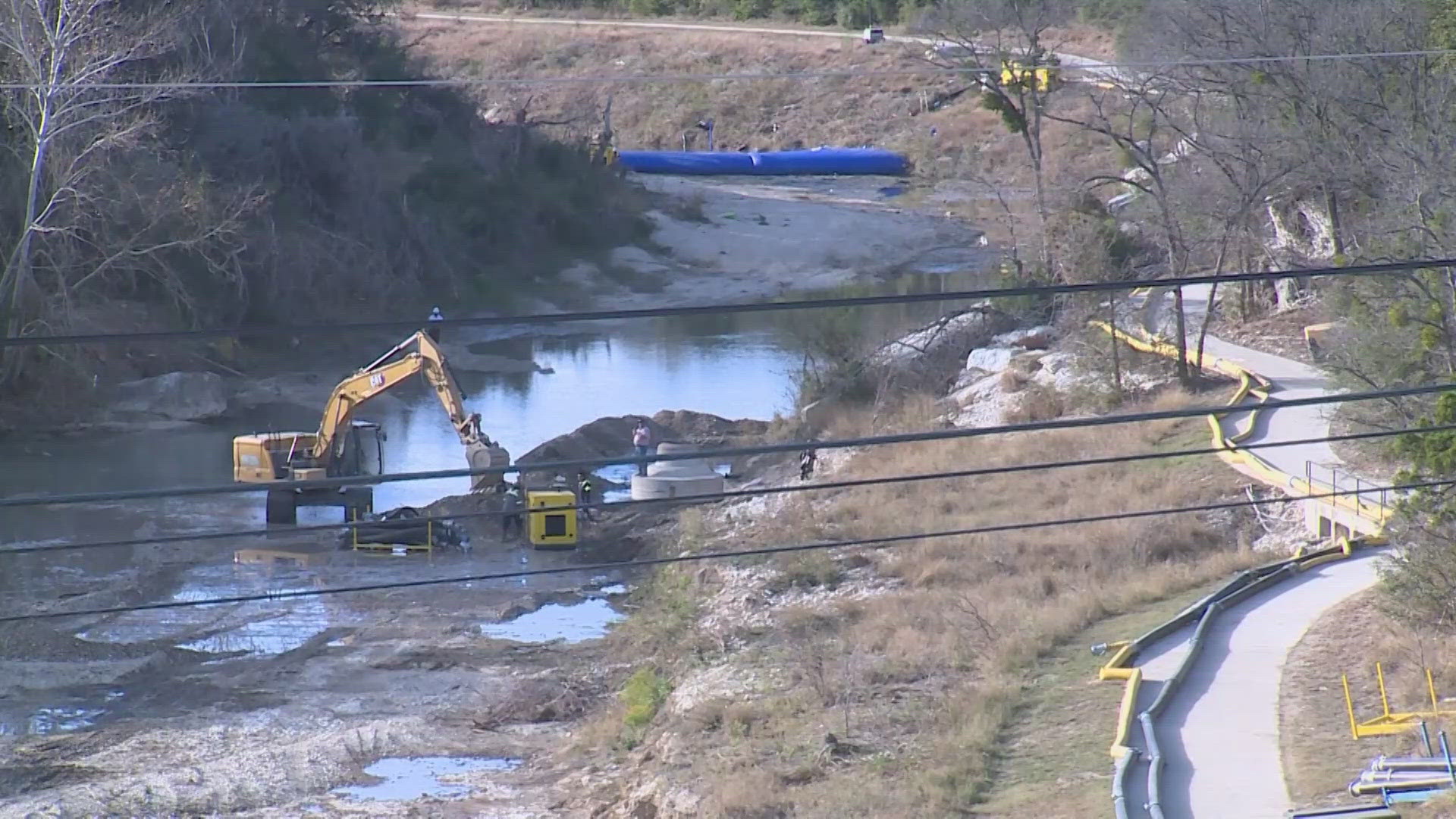 Flood damage partially to blame for broken wastewater line in Georgetown