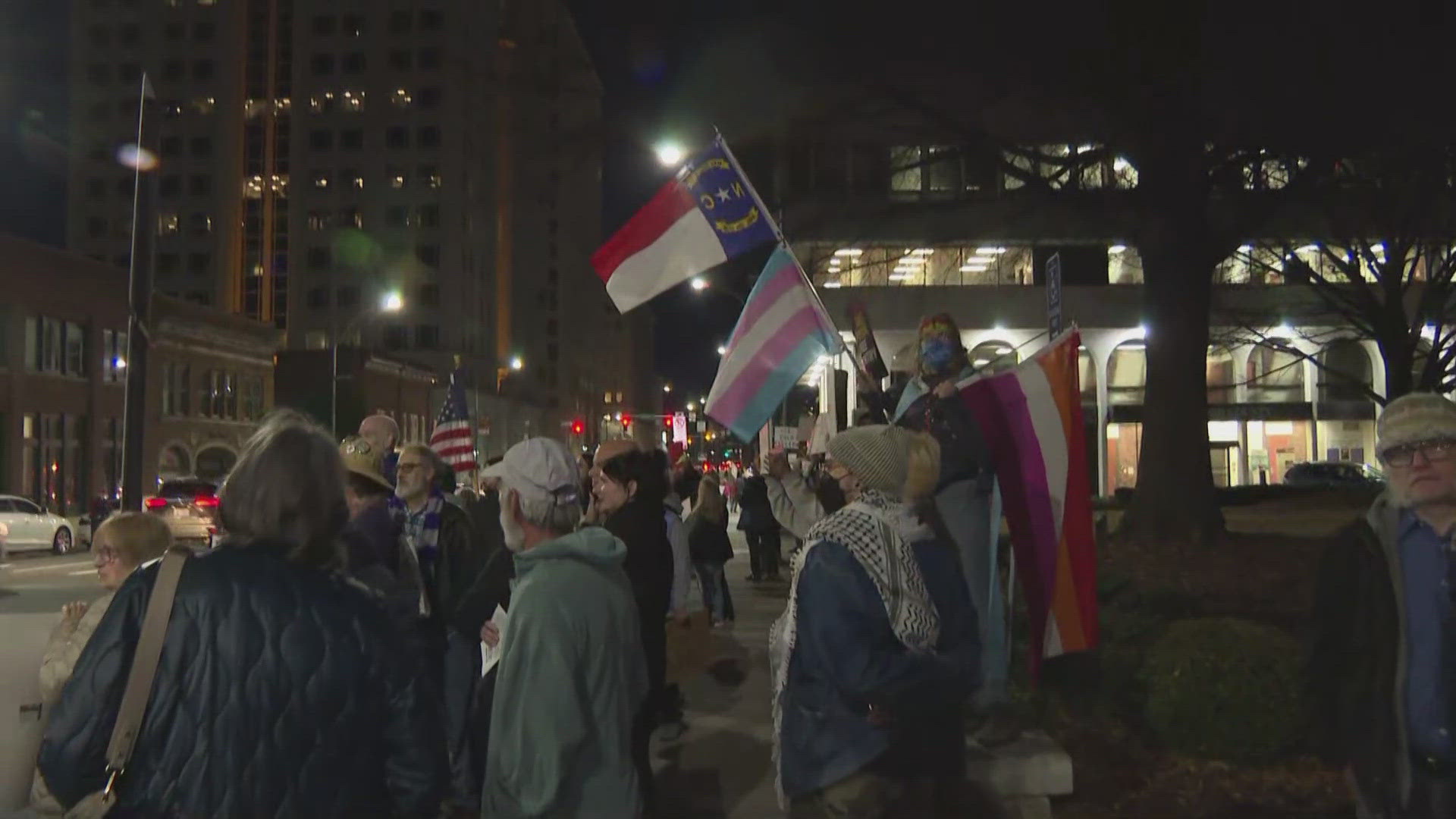 Greensboro residents protest ICE detention in Minnesota