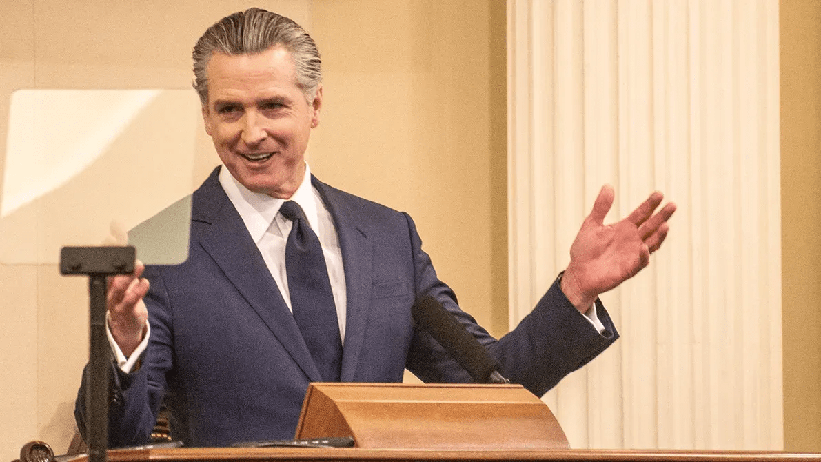 Watch: Newsom says he's an alternate to White House 'chaos' in his ...