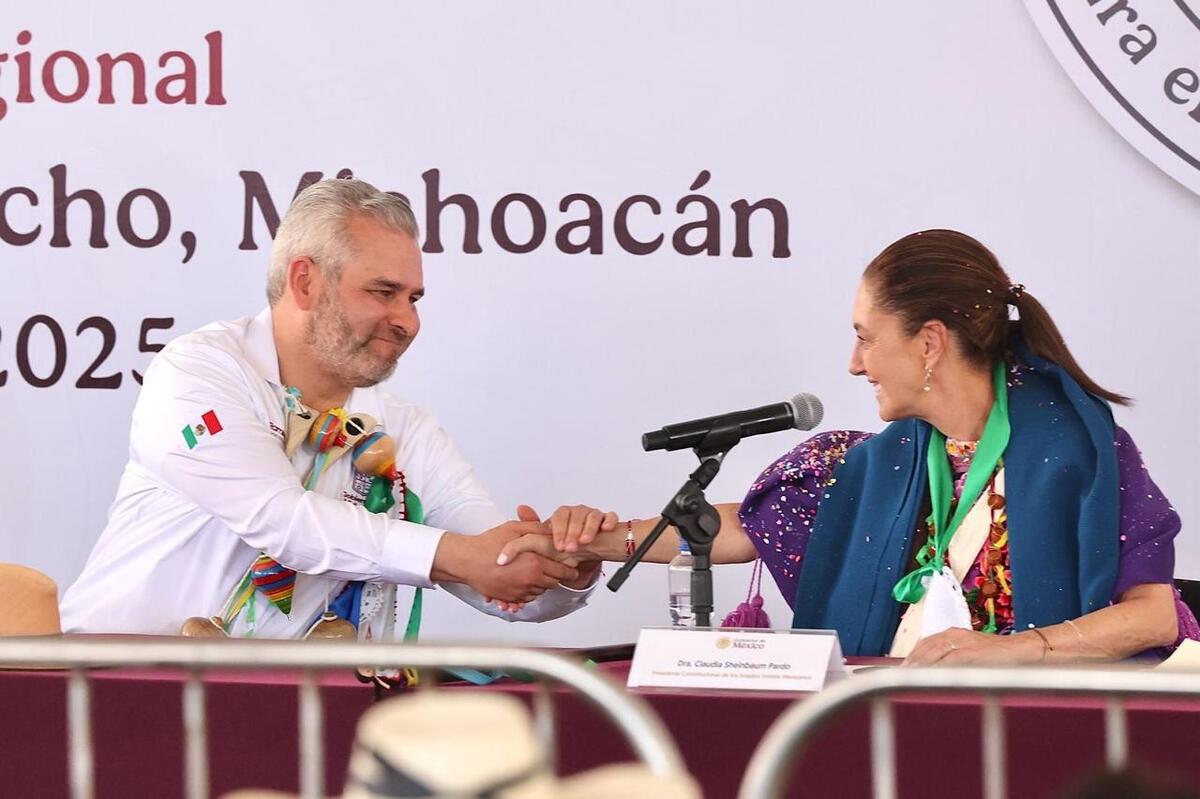 Alfredo Ramírez Bedolla confirma visita de Sheinbaum en Michoacán