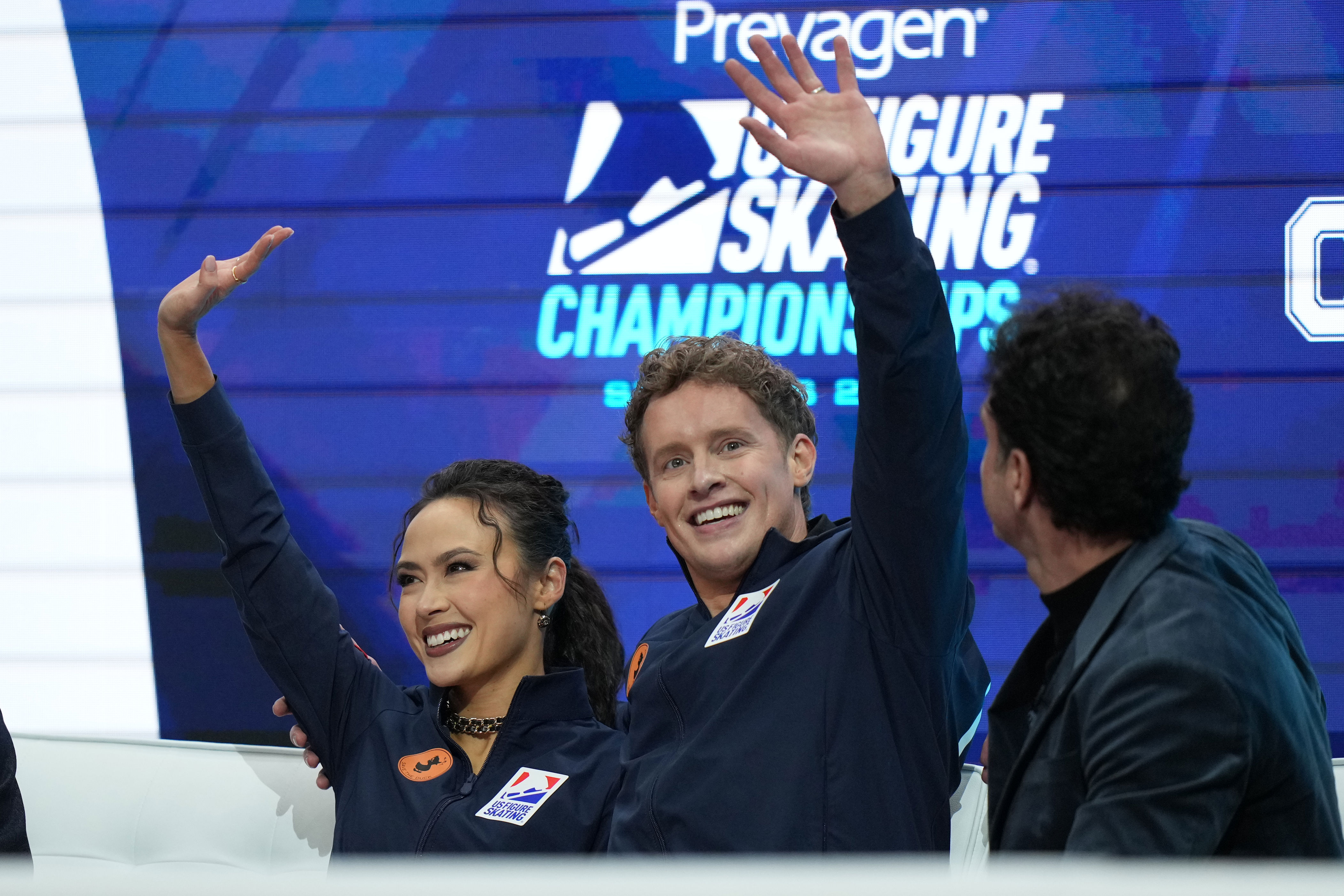 World champs Chock and Bates dazzle with emotional performance at US ...