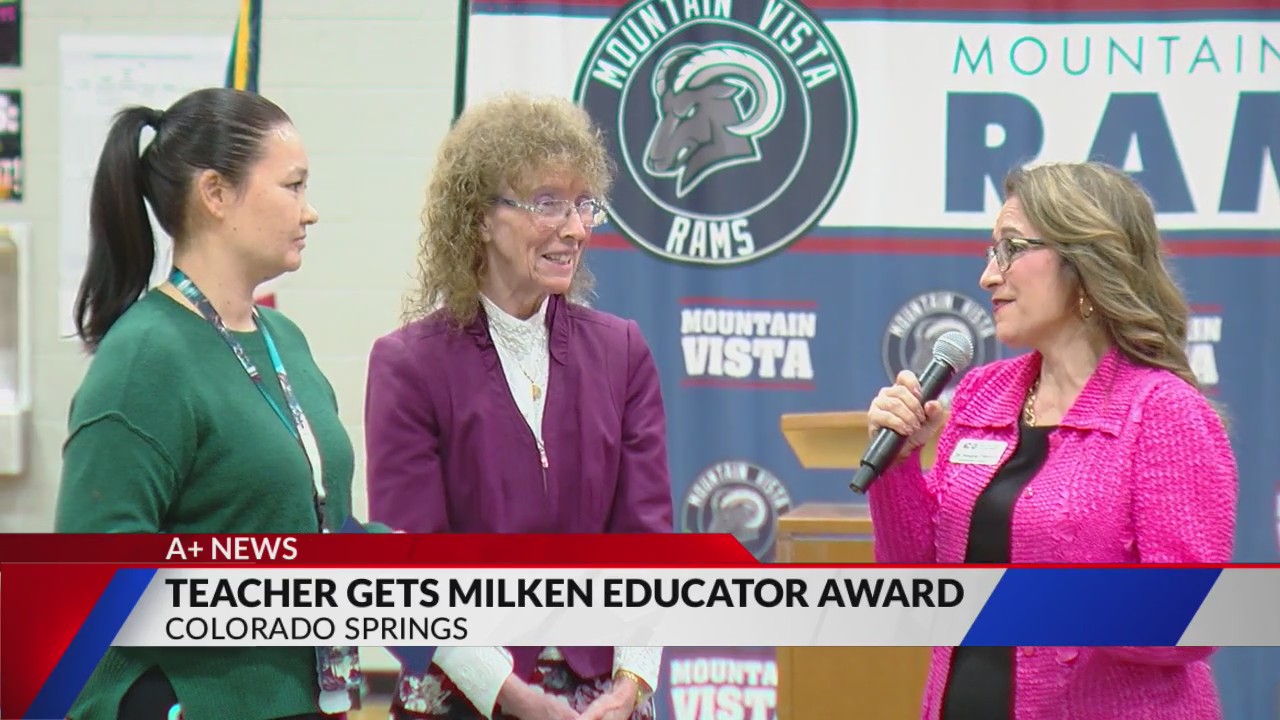 Colorado Springs teacher wins $25,000 national award