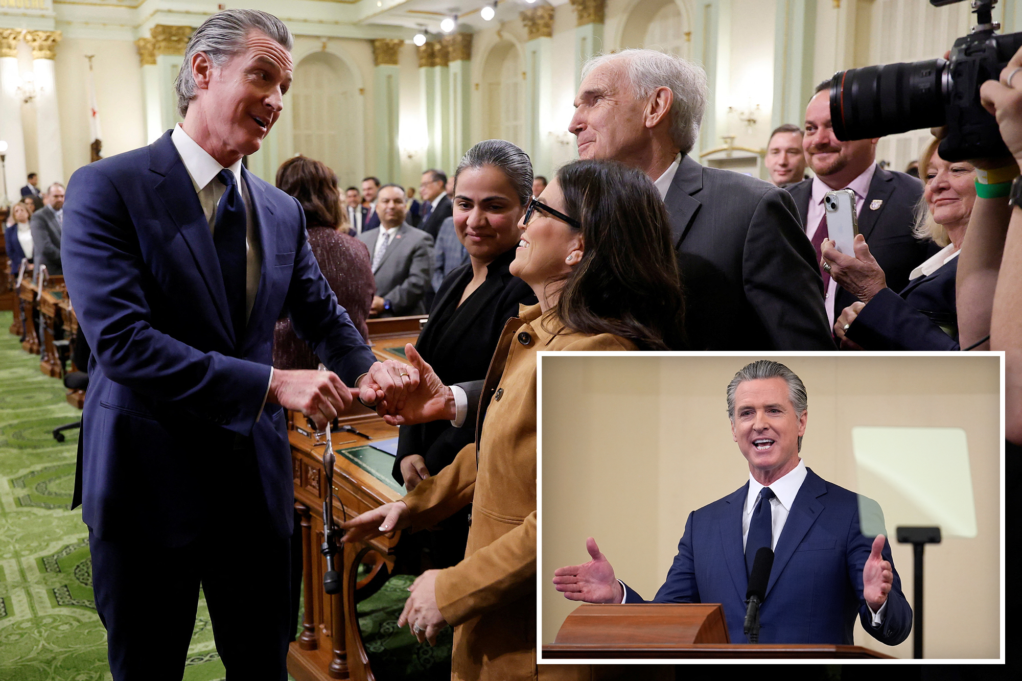 Newsom’s low energy final speech was a blatant presidential run precursor