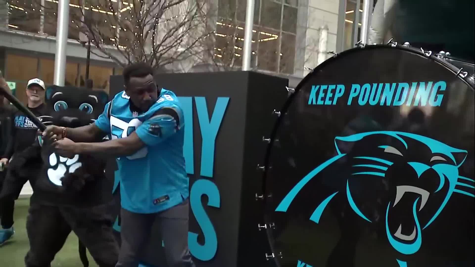 Panthers hit field for final practice before Saturday’s home playoff game