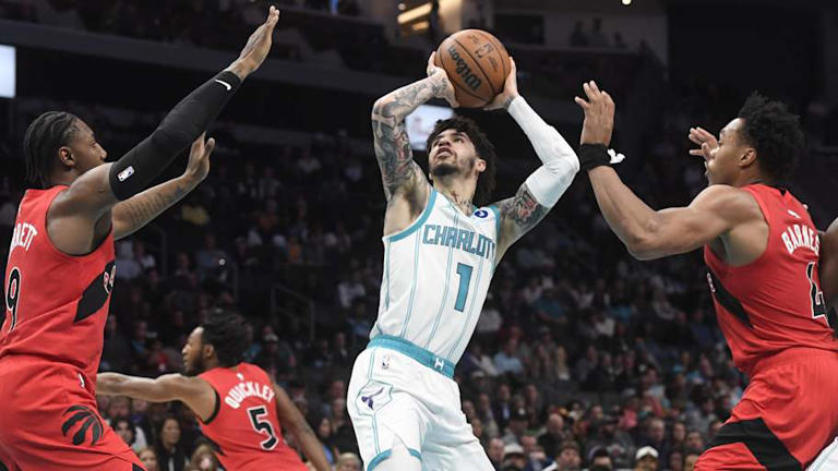LaMelo Ball is available, but won't start tonight's game vs. the Pacers
