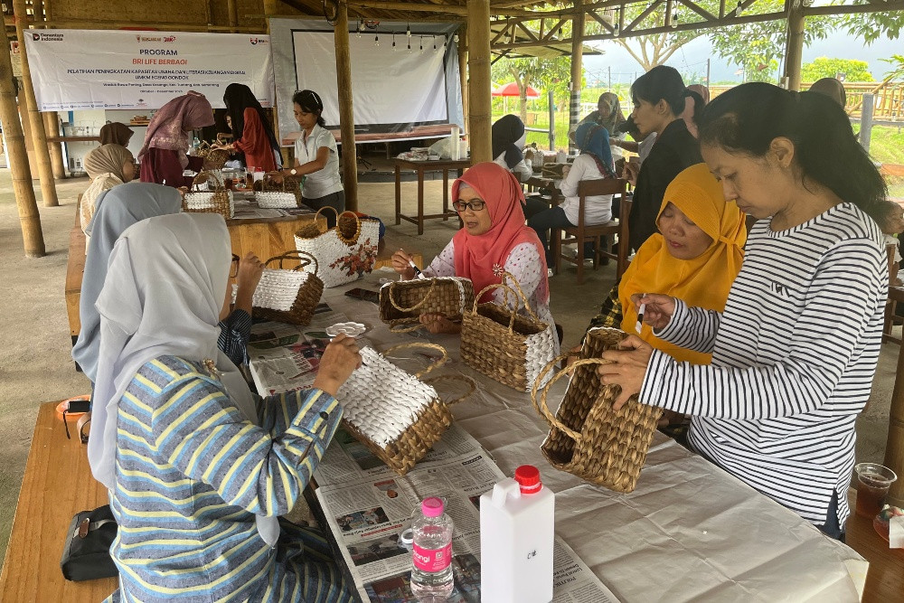 Meningkatkan UMKM eceng gondok di Rawa Pening