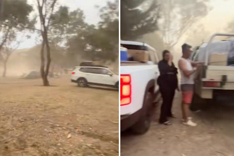 Aussie travellers forced to flee campsites across Victoria amid stark ...
