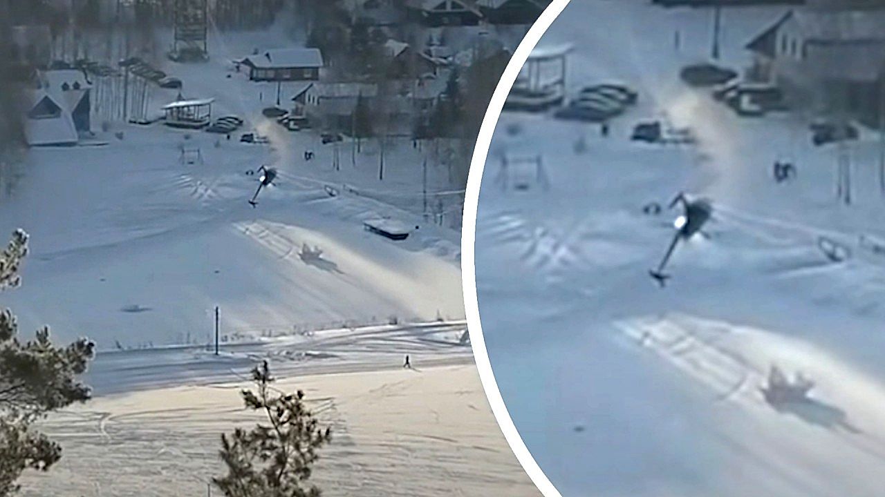 Private helicopter crashes after hitting ski recreation park power ...