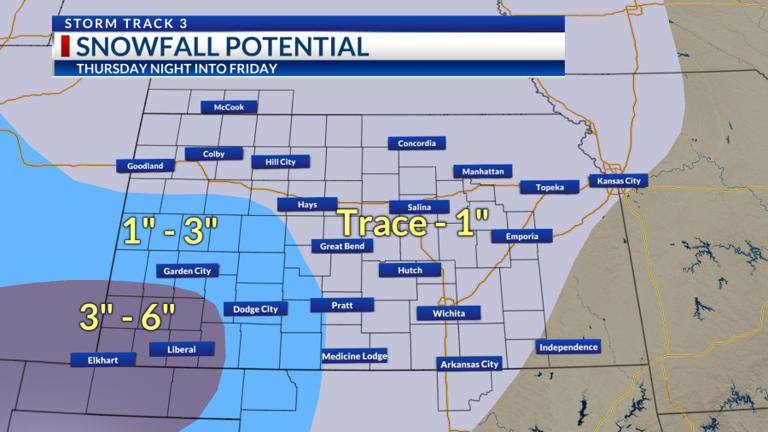 Storm Track 3 forecast: Snow arrives Friday, winter weather alerts in place