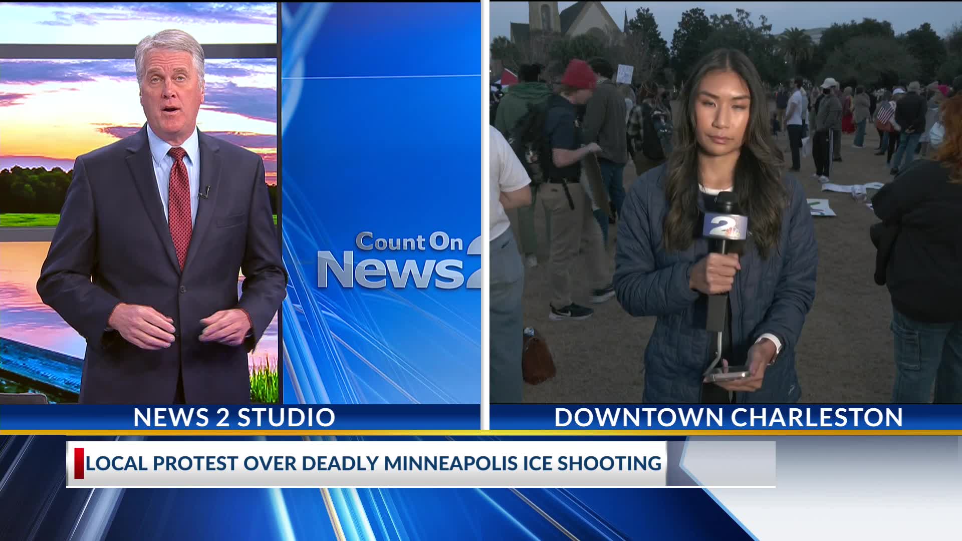 Local protest over deadly Minneapolis ICE shooting
