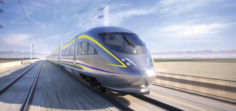 Newsom cheers California’s high-speed rail at State of State — despite ...