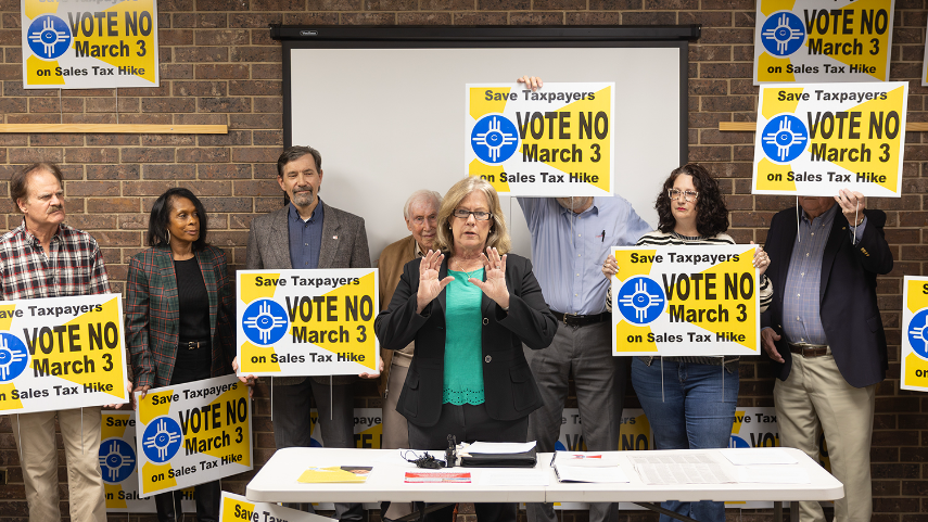 Save Taxpayers Vote No Coalition holds press conference