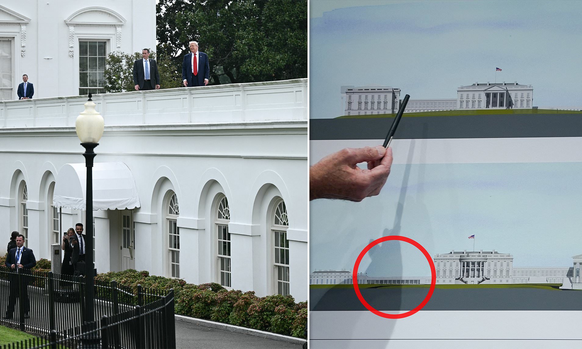 Trump plots dramatic one-story West Wing expansion as fresh plans for ...