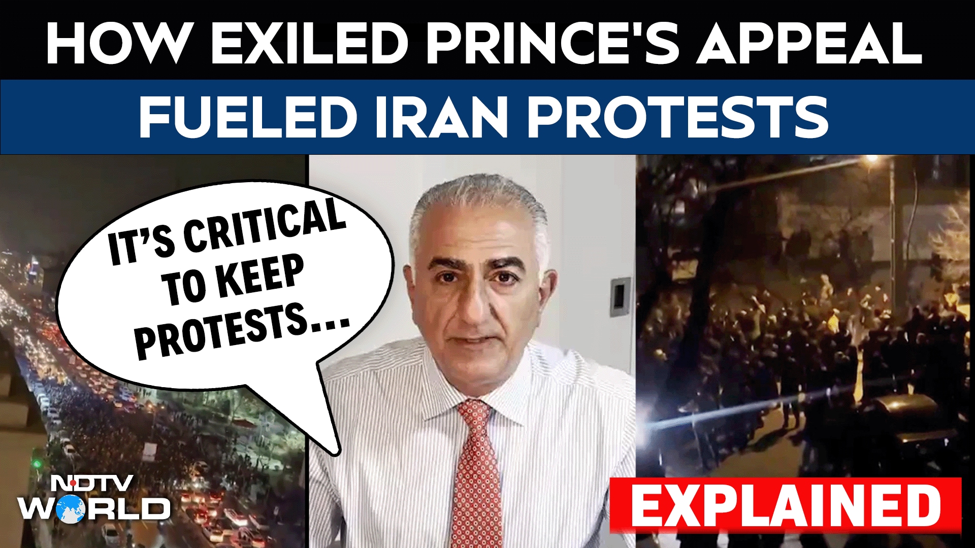 Iran internet blackout | Iran protests fueled after exiled prince's ...