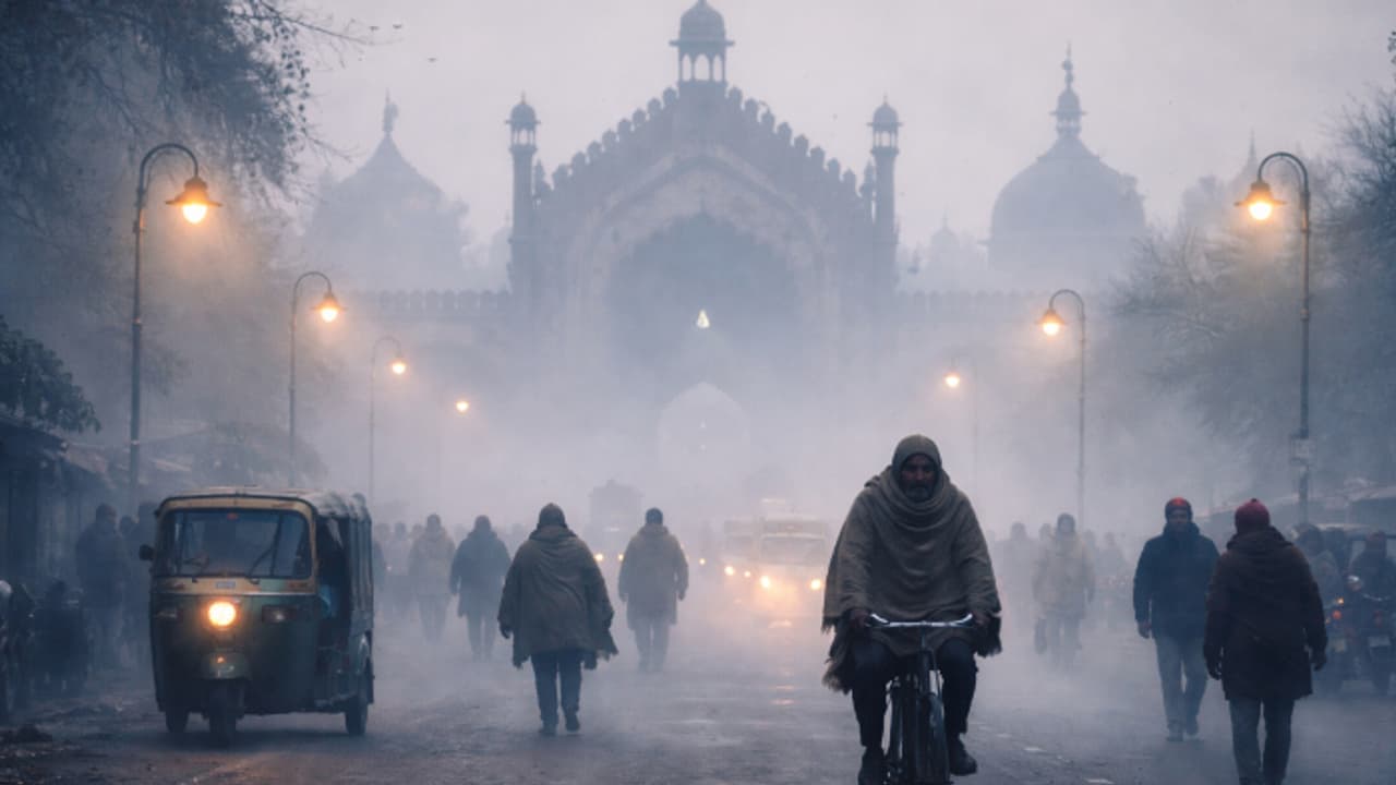Lucknow weather latest update: Cold wave, fog alert issued amid poor AQI