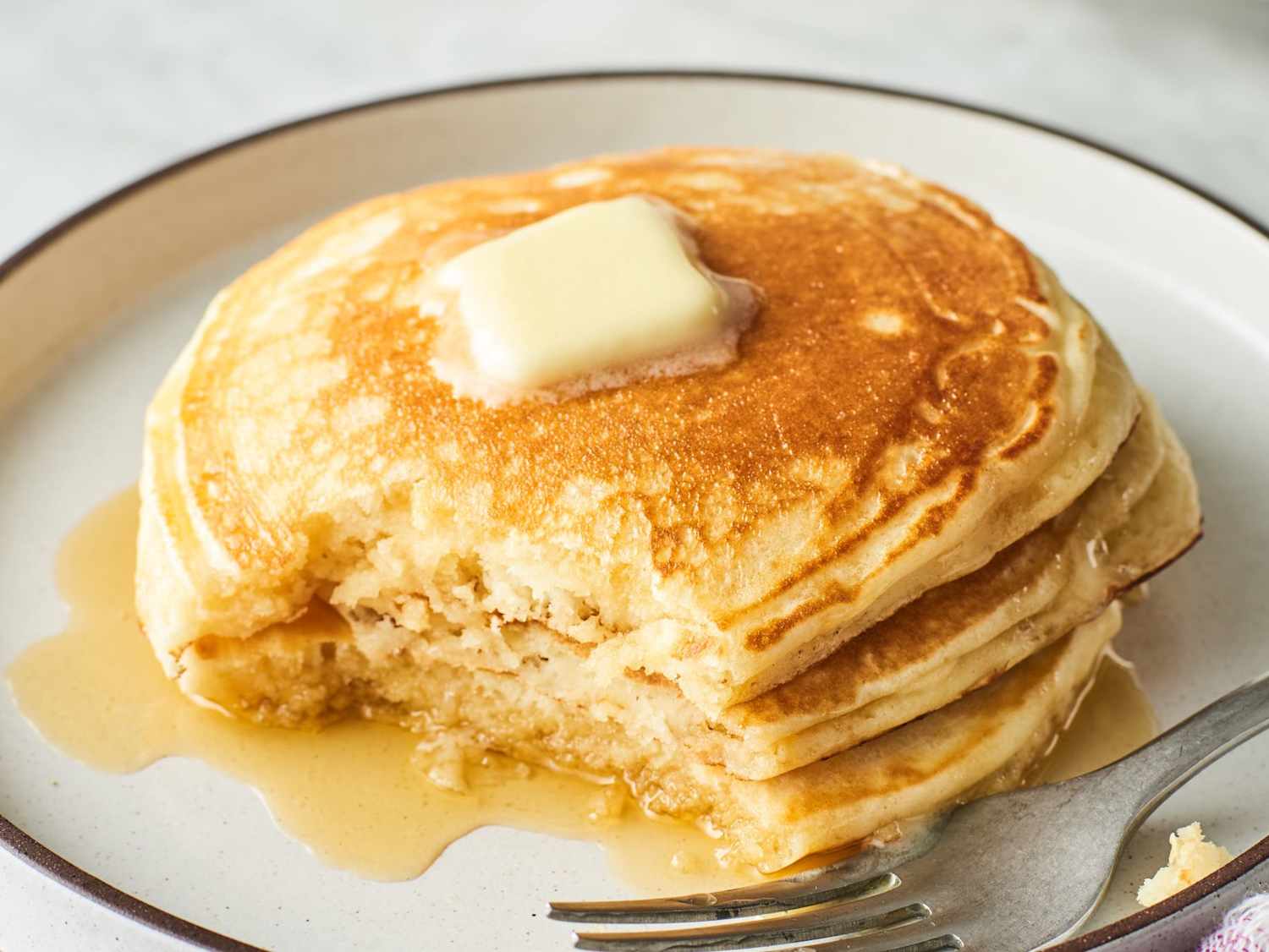 For the best pancakes of your life, I always add this to the batter