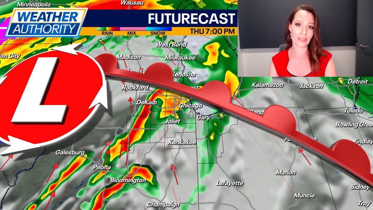 Chicago weather: Strong to possibly a few severe storms are possible ...