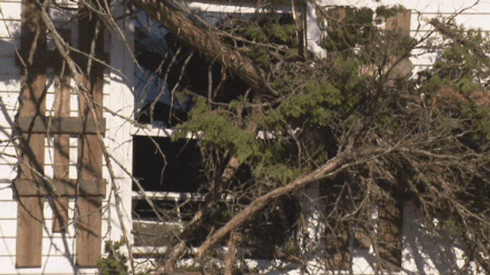 Tornado sends tree crashing through window of Purcell home