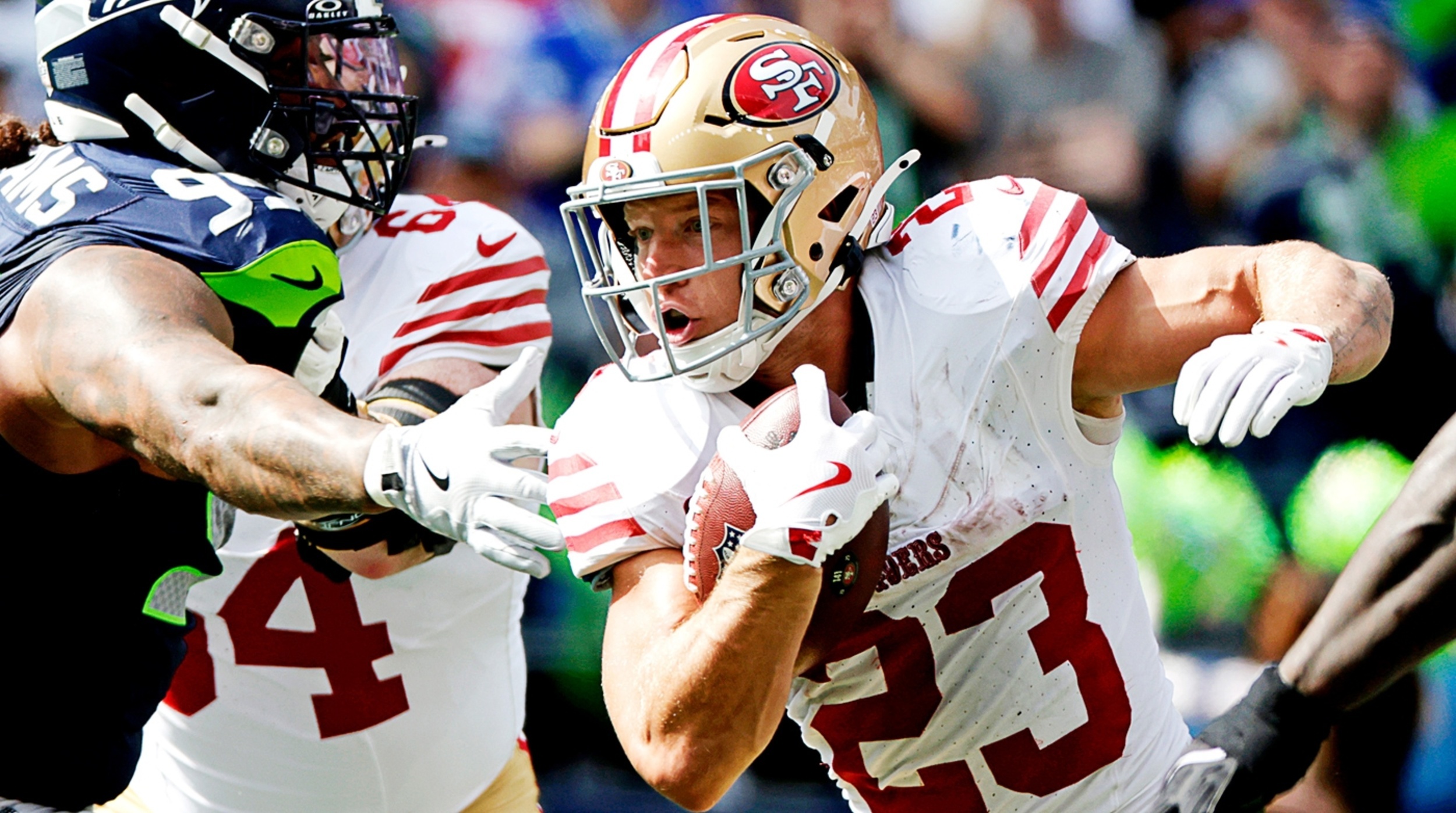 Saquon Barkley praises 49ers RB Christian McCaffrey: 'He's one of the ...