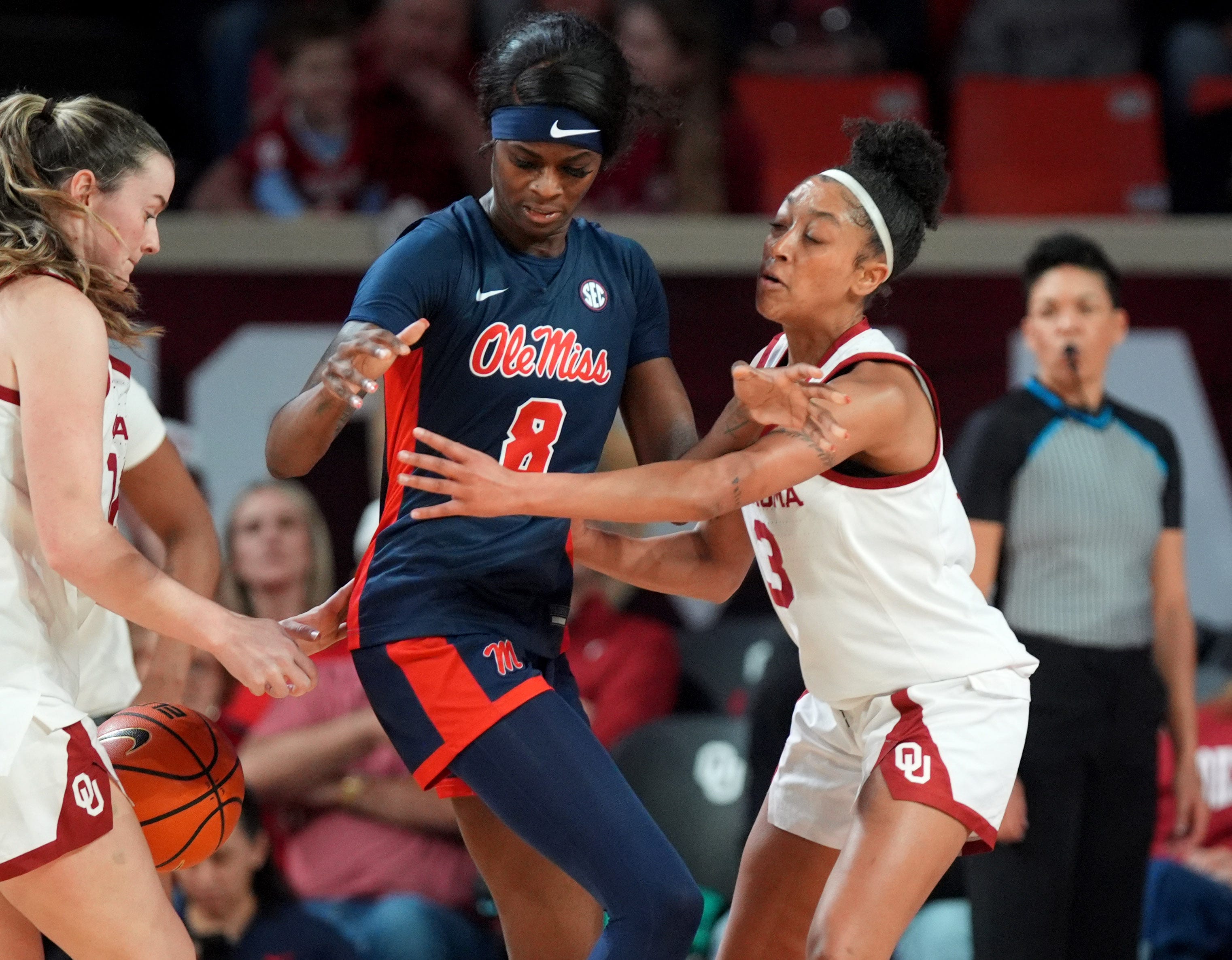 OU women's basketball falls short against Ole Miss in top-25 clash