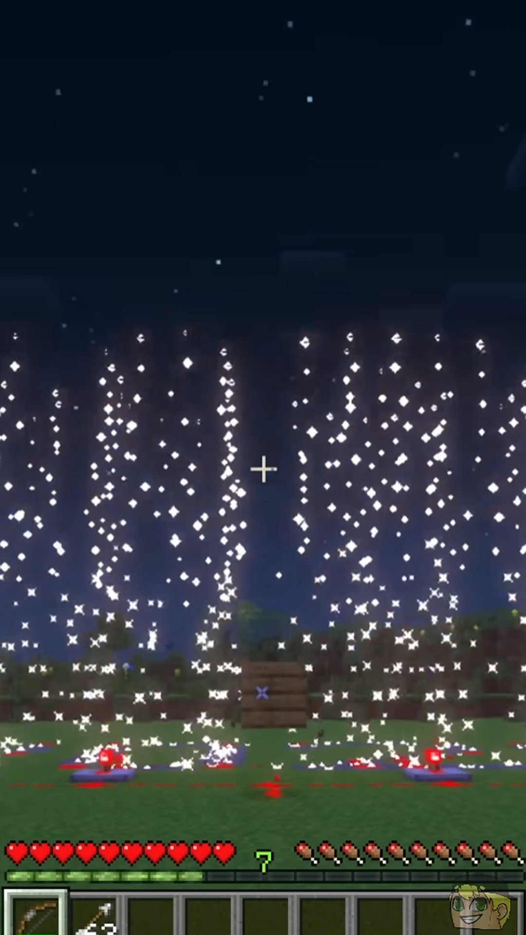 Building a new year celebration in Minecraft