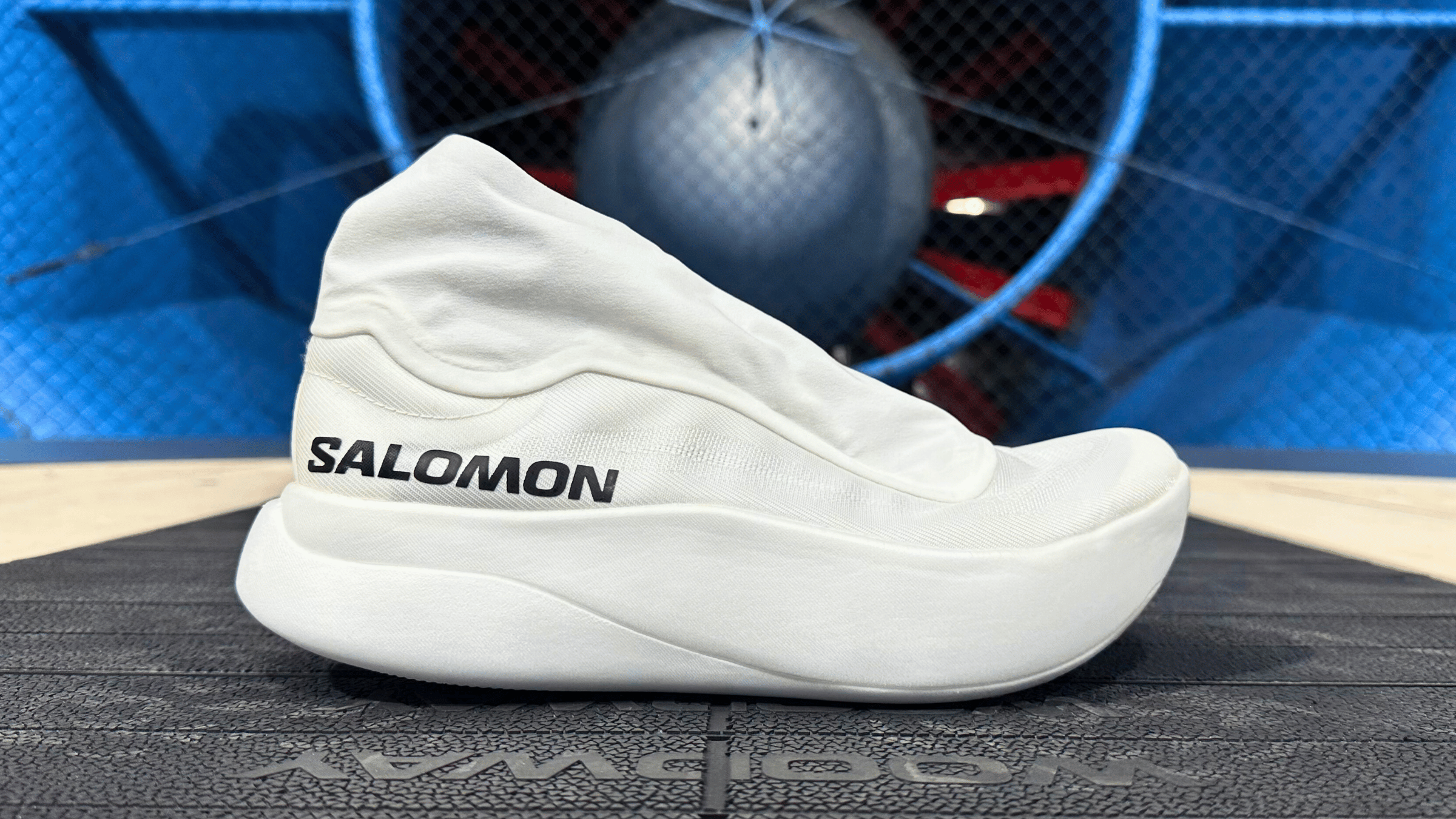 We tested Salomon's new aerodynamic super shoe to see if it made us faster