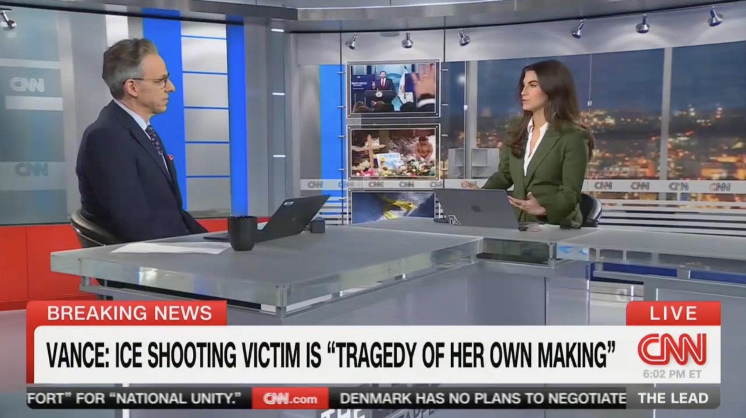 'Just not true!' Kaitlan Collins and Jake Tapper hit back at JD Vance ...