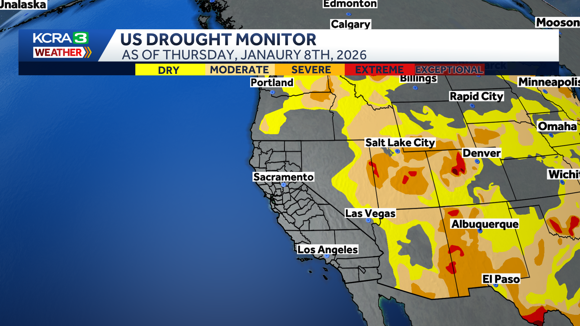 First time in 25 years: US Drought Monitor shows no dry areas in California