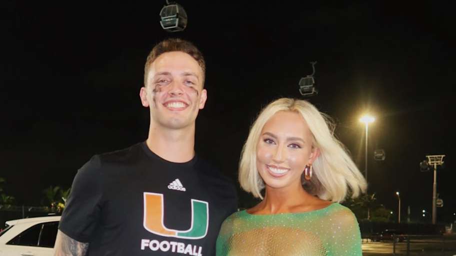 Carson Beck’s sister Kylie turns heads in bodysuit stunner for Miami vs ...