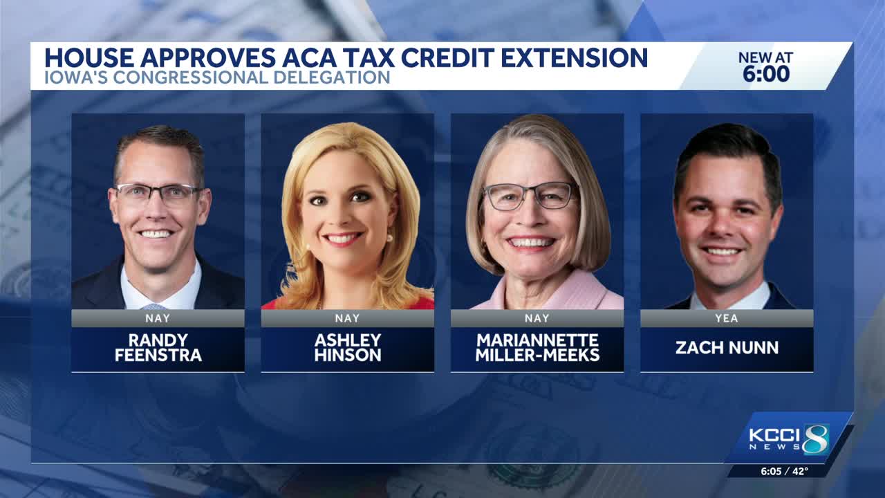 Nunn breaks with Iowa GOP to back ACA subsidy extension