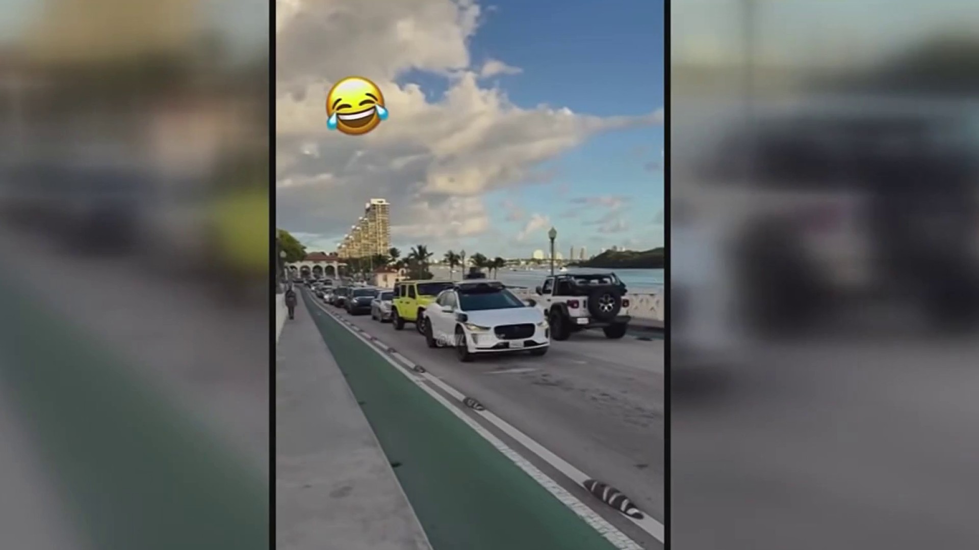 Waymo stops on Venetian Causeway, upsetting drivers and sparking safety ...