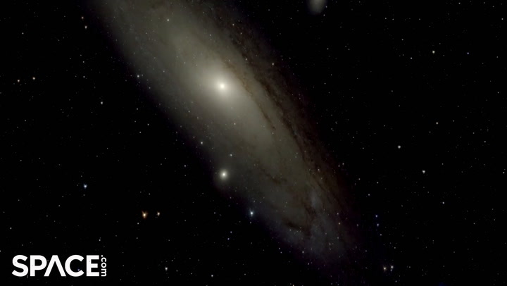 View of Andromeda galaxy captured by China's Wide Field Survey Telescope