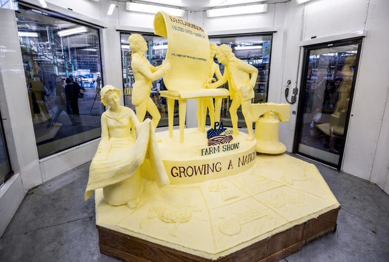 Pa. Farm Show butter sculpture revealed: Get your first look here